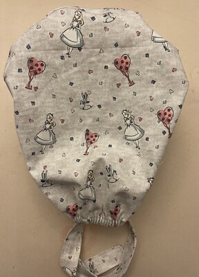 Men/Women Disney Alice in Wonderland Surgical Nurse Doctor Chemo Scrub ...