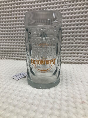 Large 6".5 Sam Adams Octoberfest Glass Stein | eBay