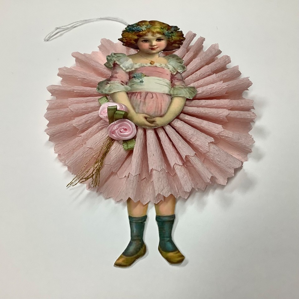 Christmas Valentine’s Day feather tree ornament Dresden item# 5 | eBay