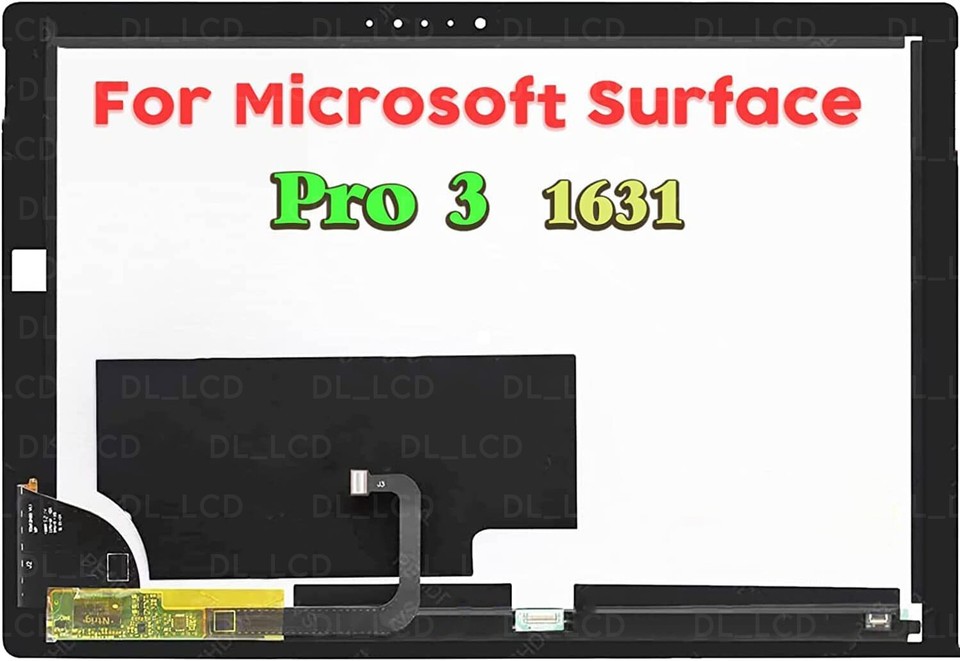 for Microsoft Surface Pro 3 1631 LCD Touch Screen Display Assembly ...