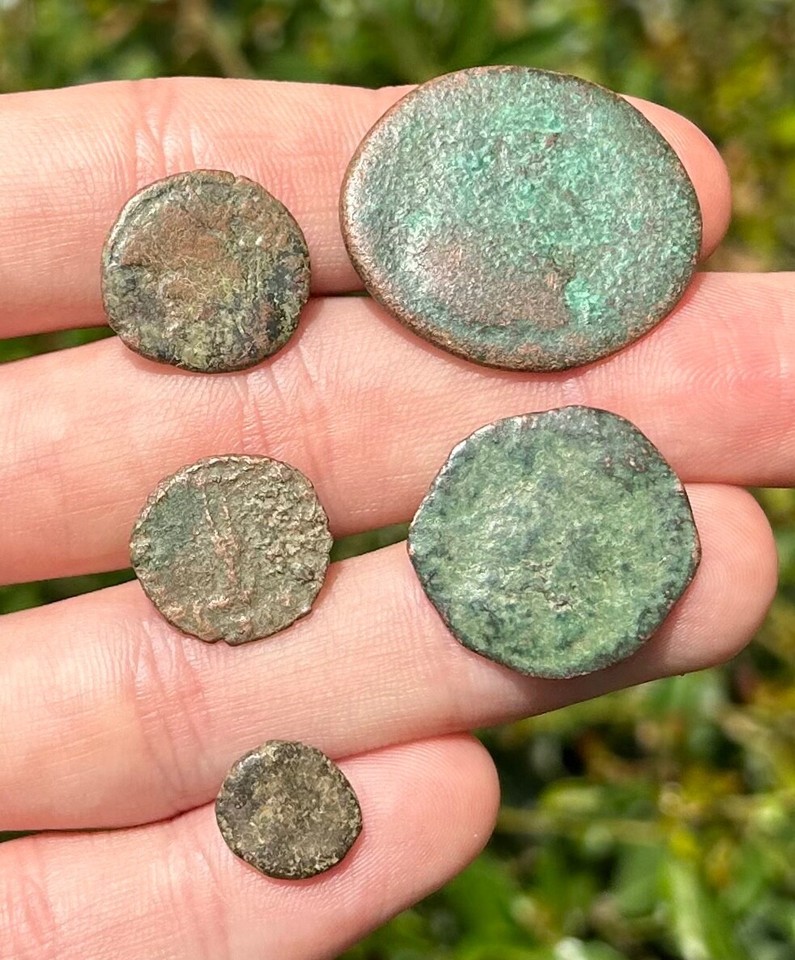 Roman Coins LOT OF 5 World Coins Roman Empire Ancient Coin Collection ...