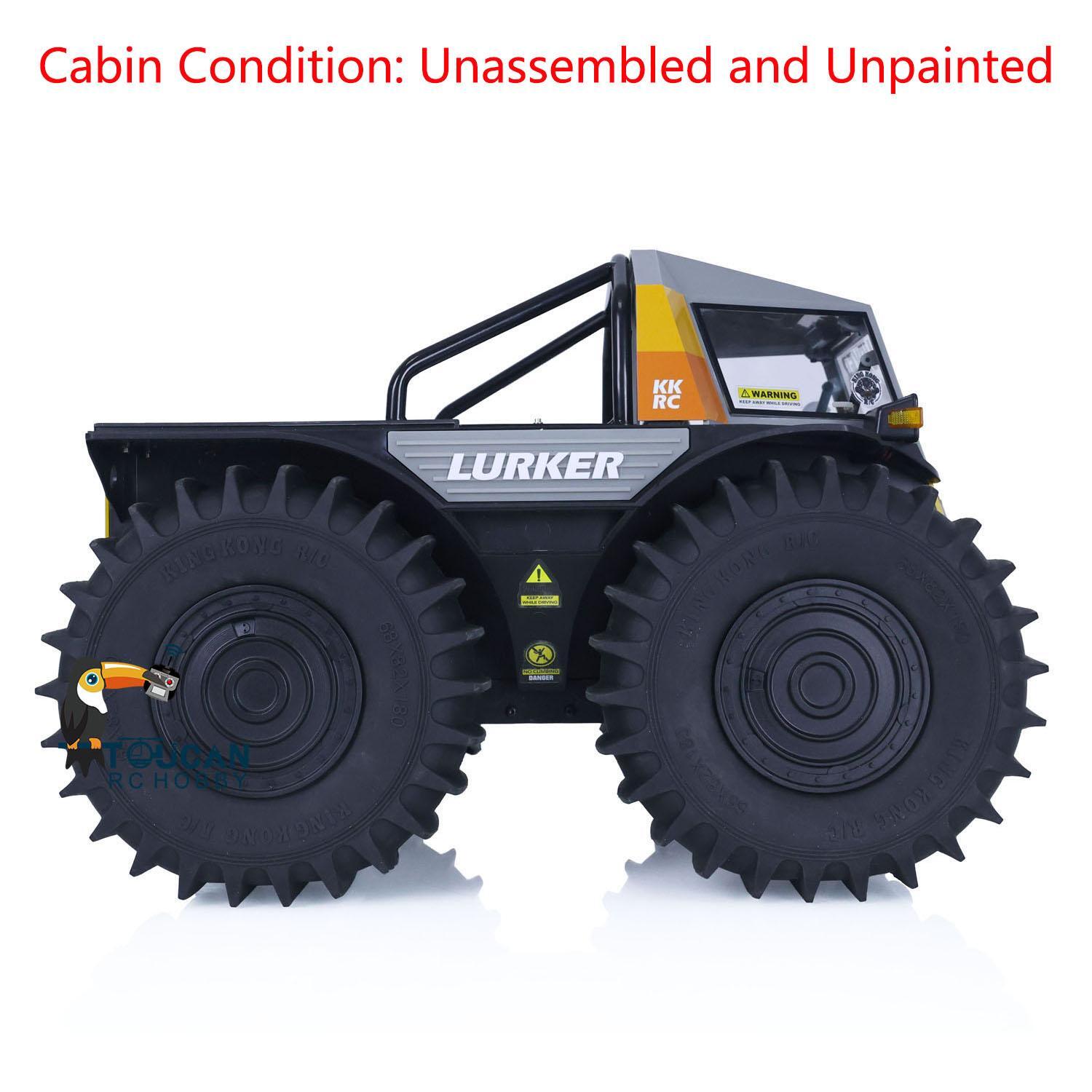 In Stock 1/10 Kingkong All-terrain RC Off-road Vehicle Amphibious KIT D ...