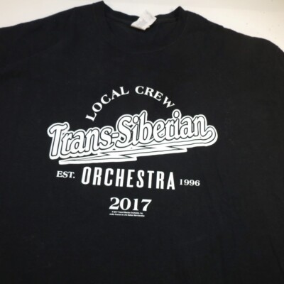 TRANS-SIBERIAN ORCHESTRA TSO 2017 CONCERT Local Crew TEE T SHIRT Mens ...