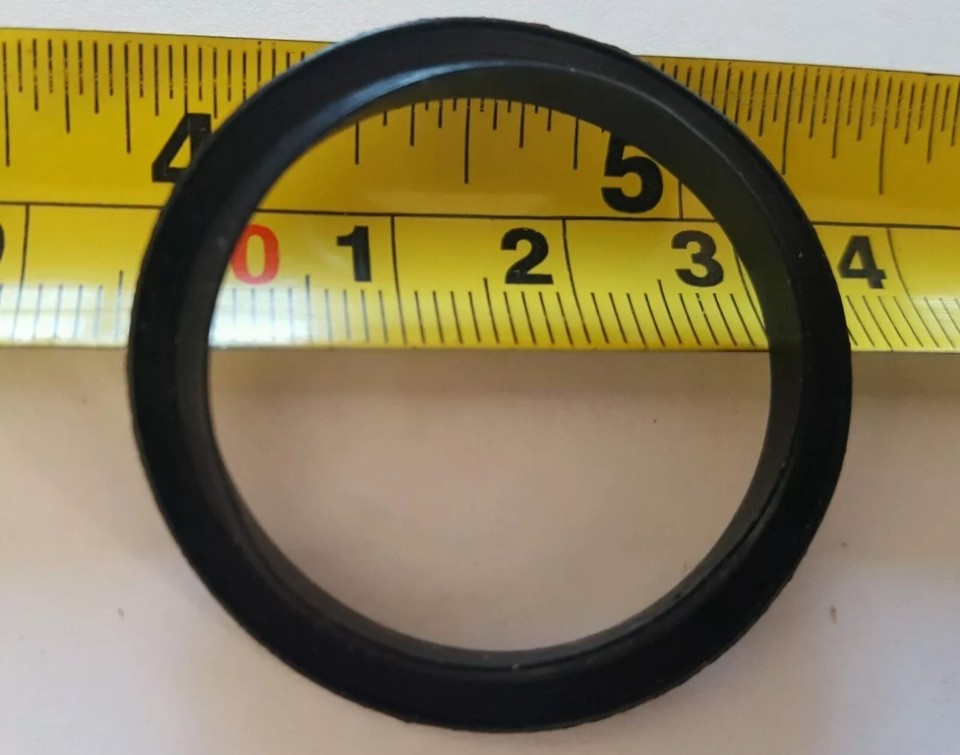 2 x BASIN SINK CLICK CLACK CLICKER WASTE PLUG PUSH DOWN WASHERS SEAL O ...