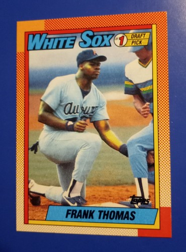 1990 Topps Frank Thomas 1st Draft Pick Rookie RC #414 White Sox HOF | eBay