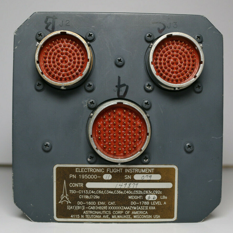 Astronautics HSI Electronic Flight Display 195000-11 | eBay