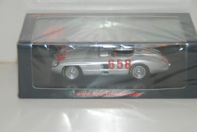 S5857 Spark: 1/43 Mercedes 300 SLR #658 2nd Mille Miglia 1955 Juan ...