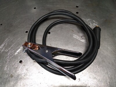 6 Foot 200 Amp Ground Cable Clamp Small Dinse 10/25 Plug | eBay