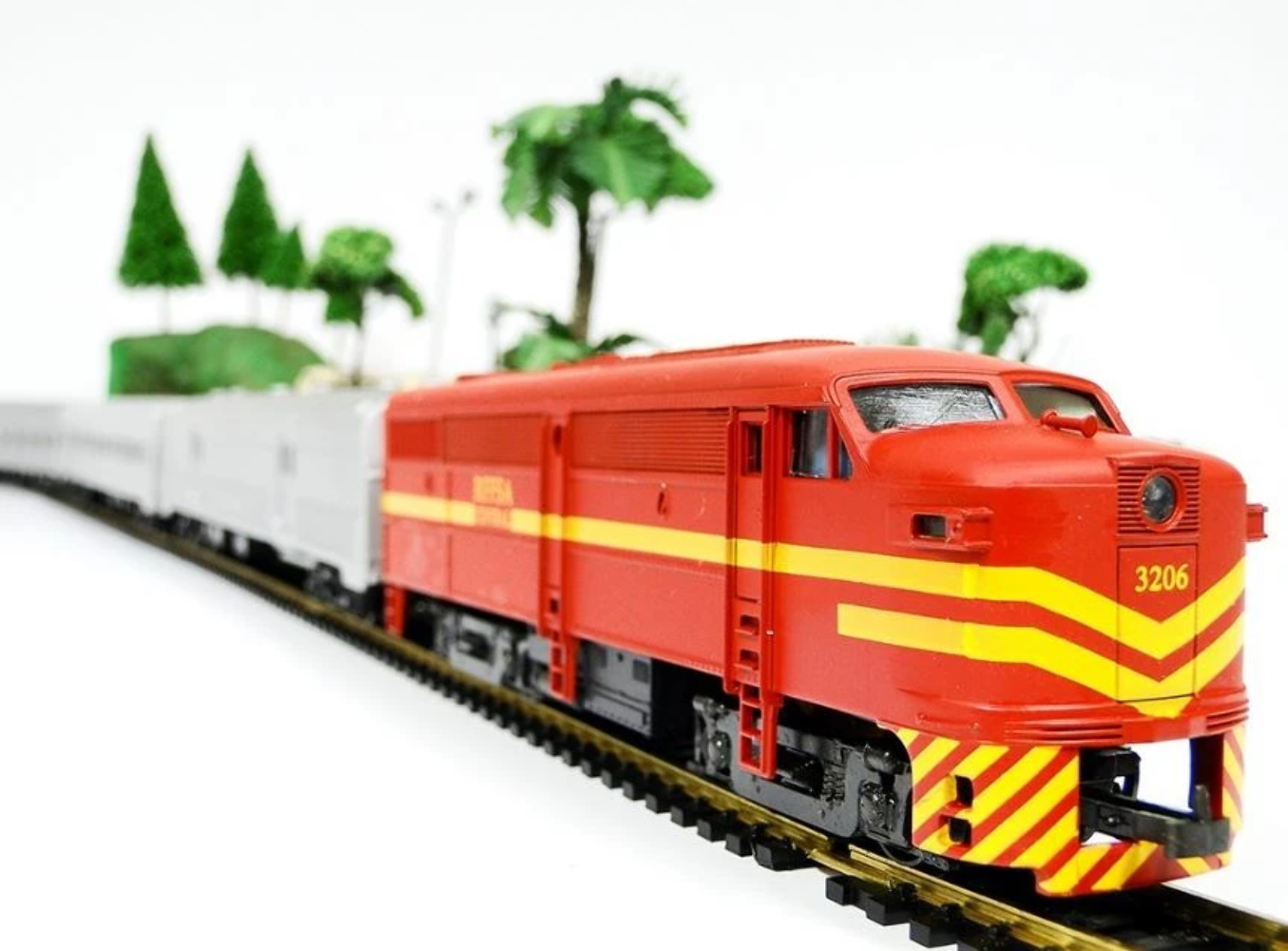 Train Sta. Cruz RFFSA 6505 Eletric FRATESCHI Miniature Collection HO ...