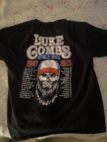 Luke Combs 2023 World Tour Shirt Size Large Concert Official ...