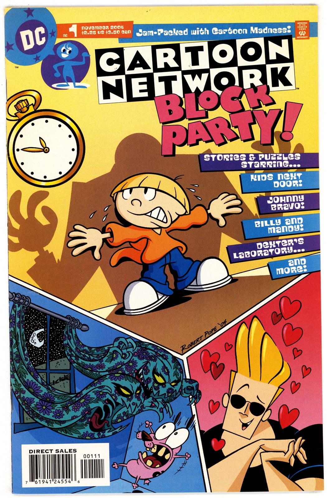 Cartoon Network Block Party (2004) #1 VF/NM 9.0 Courage the Cowardly ...