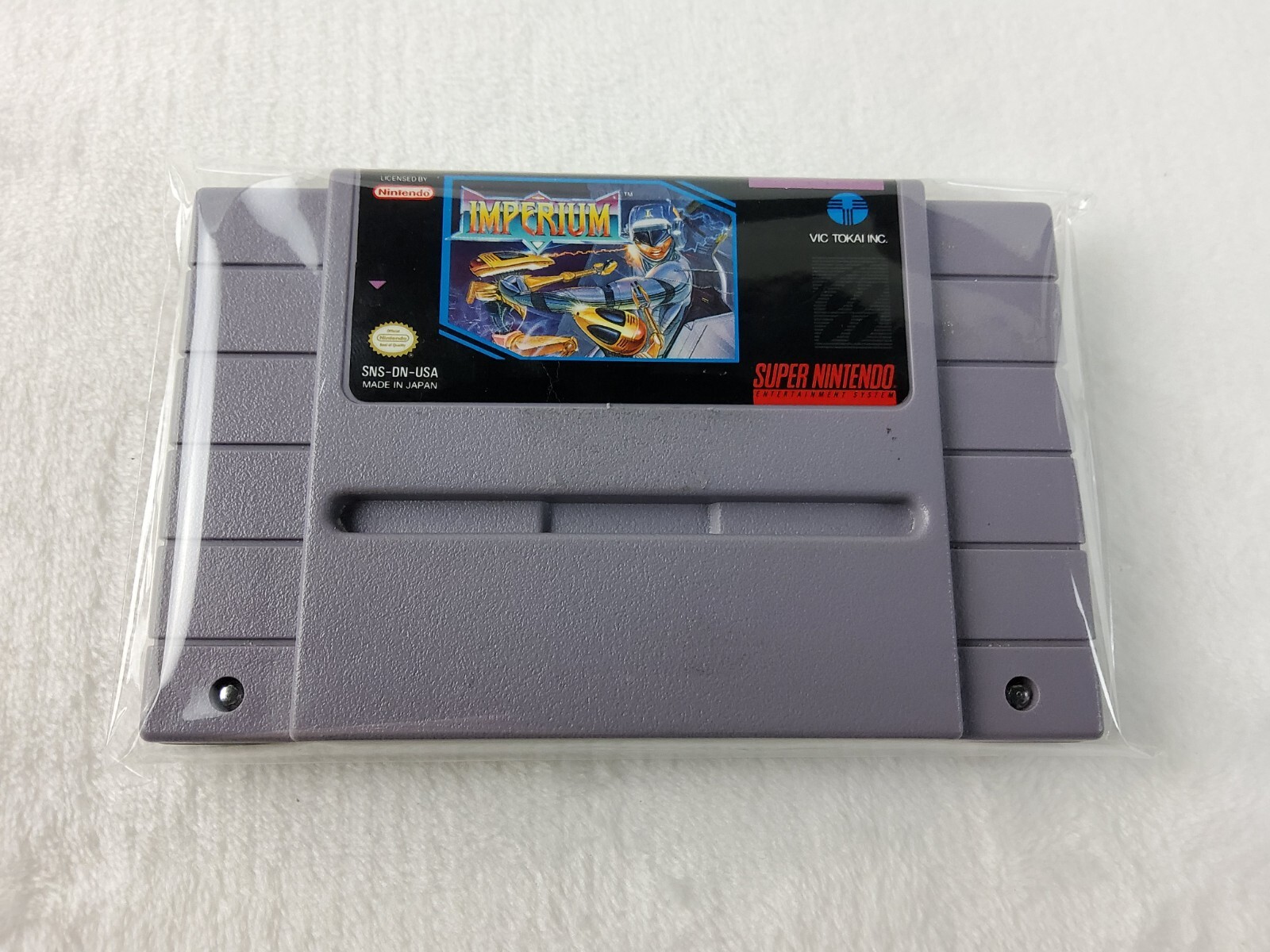 Imperium (Super Nintendo SNES, 1992) Authentic Vic Tokai Game Cartridge ...