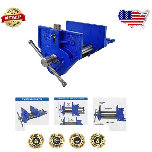Yost M9WW Woodworking Vise | 9" Jaw for Rapid Adjustments and Clamping ...