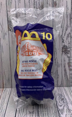 2000 McDonalds Happy Meal Toy Power Rangers Rescue Red Rail Rescue ...