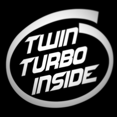 Twin Turbo Inside Sticker Decal For Car Van Window Bumper, Camper ...