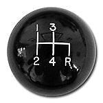 4 speed engraved shifter shift knob BLACK for 1972-1990 Toyota Pickup ...