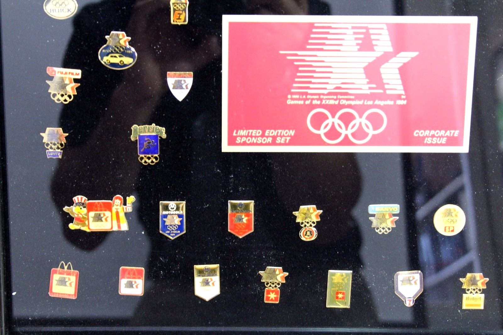 1984 Olympic Pin Set Limited Edition Sponsor Corporate Issue Los ...