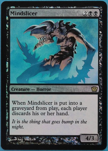 Mindslicer FOIL 9th Edition NM Black Rare MAGIC MTG CARD (ID# 440826 ...