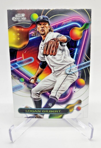 LOGAN GILBERT TOPPS CHROME COSMIC BASE SEATTLE MARINERS #67 2023 23 | eBay
