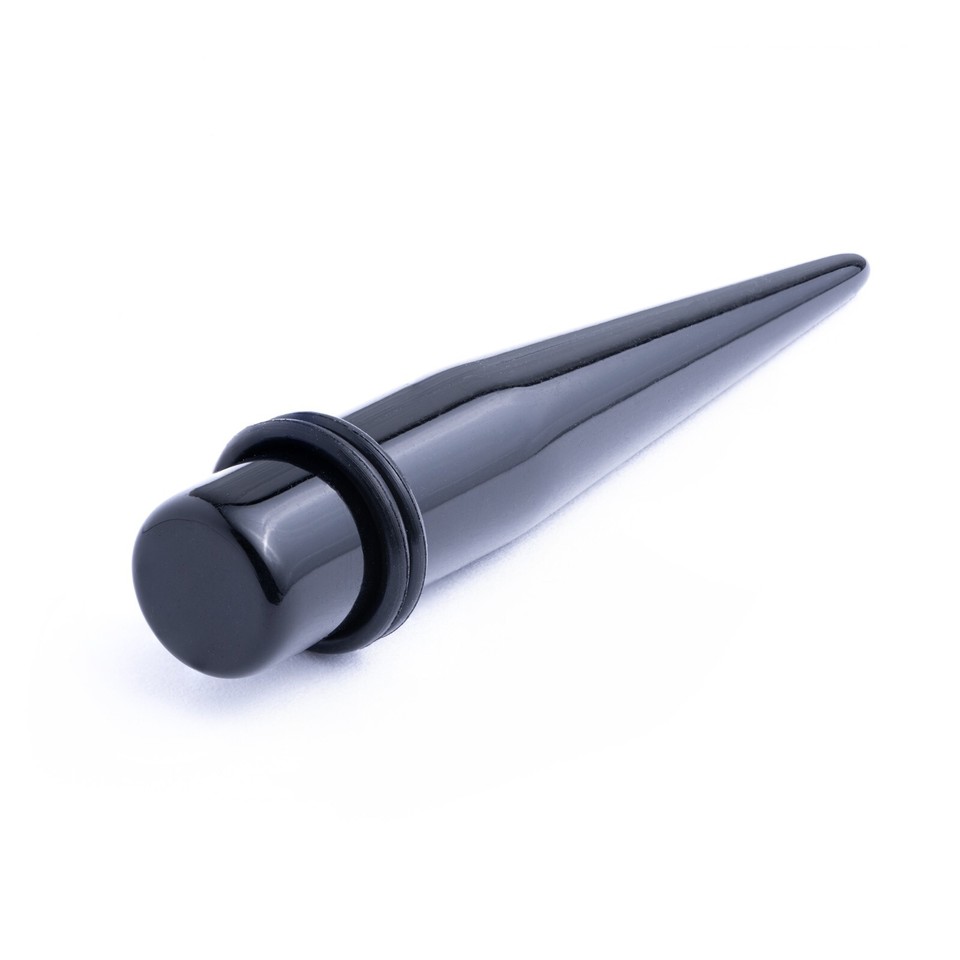 Single Black Taper for Ear Stretching (1.6mm-20mm) | eBay UK