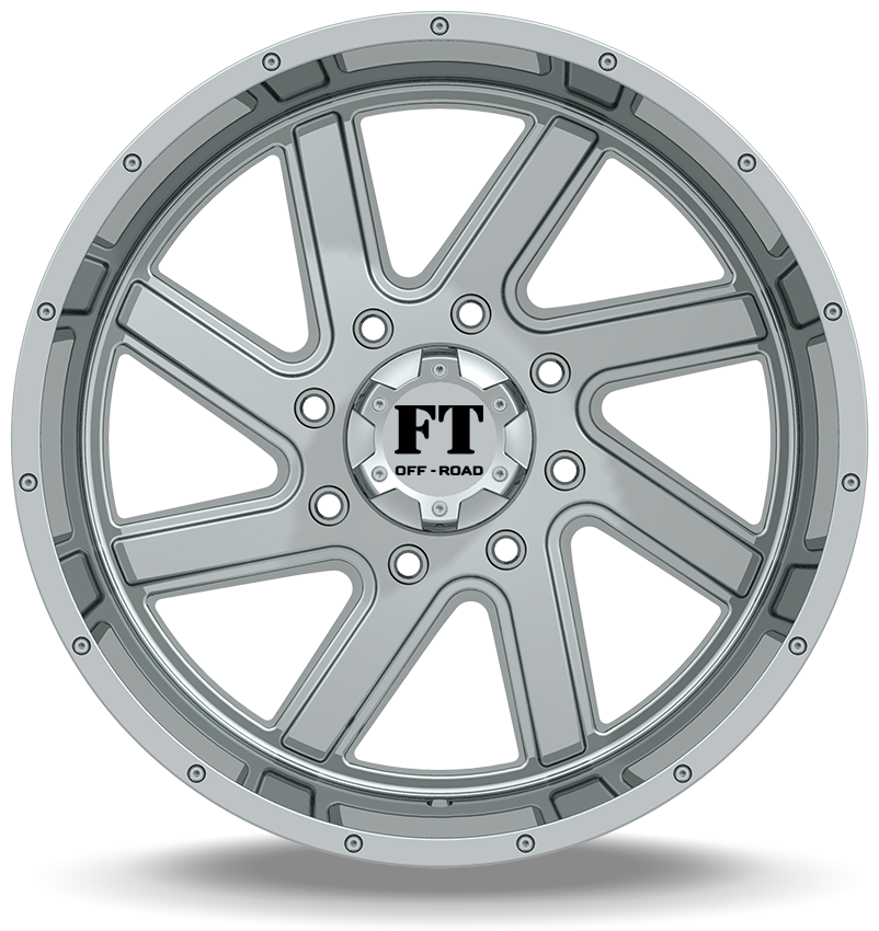 4 ~ 22x12 Full Throttle FT-1 Turbine Chrome Wheels 8x180mm -44mm | eBay