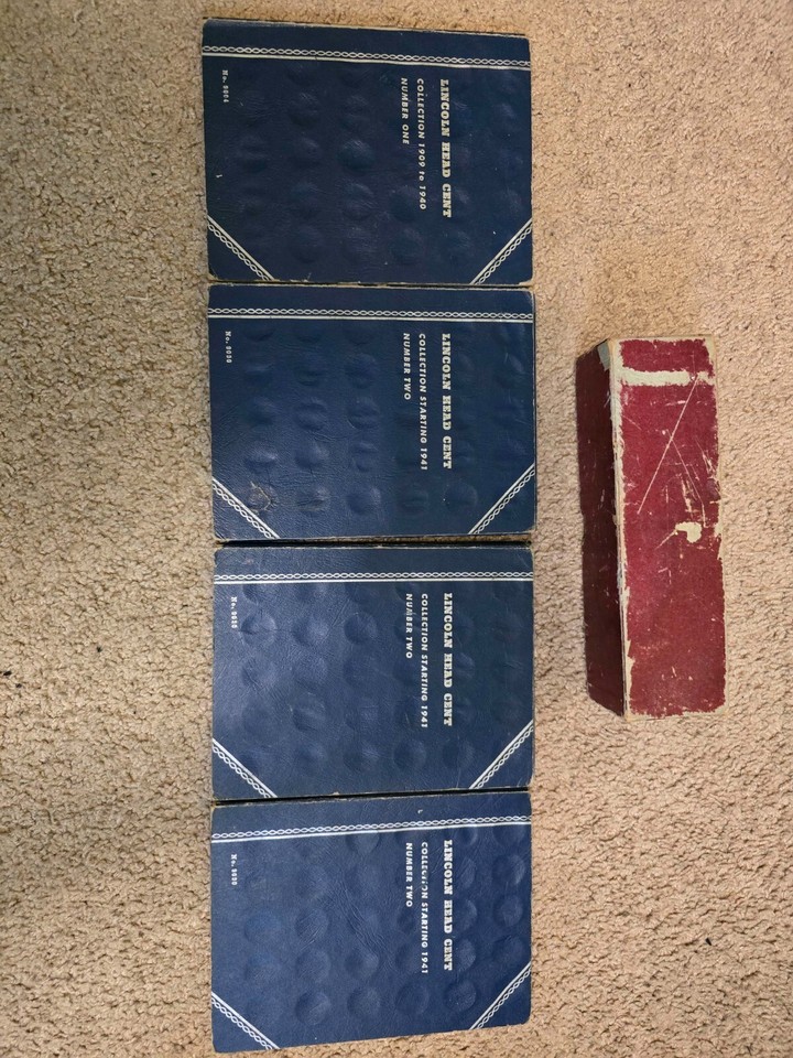 Antique Coin Collection, Complete Penny Sets Plus Miscellaneous Coins ...