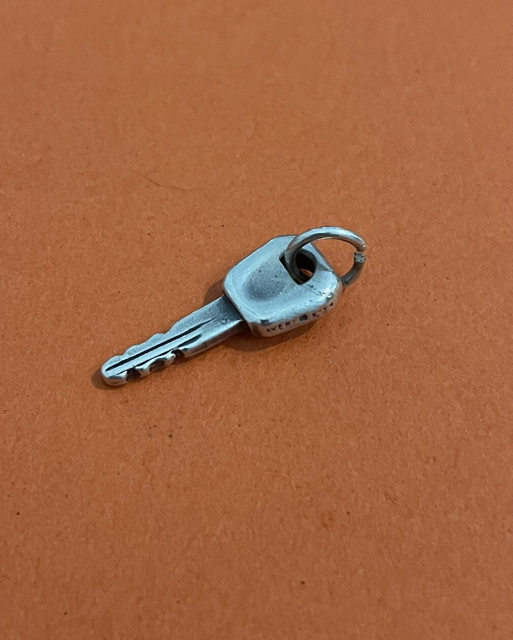 James Avery Retired Silver Vintage Car Key Charm - Gem