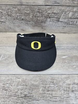 Nike Oregon Ducks Sideline Dri-FIT Adjustable Black Visor Hat Adult ...