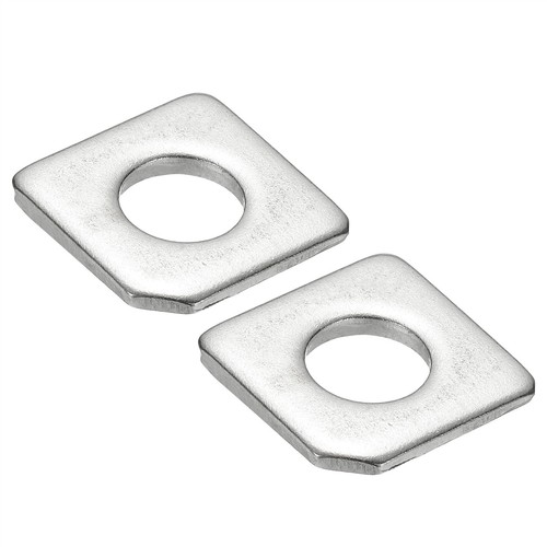 2pcs M12 Beveled Square Washers,12x28mm 304 Stainless Steel Spacer ...