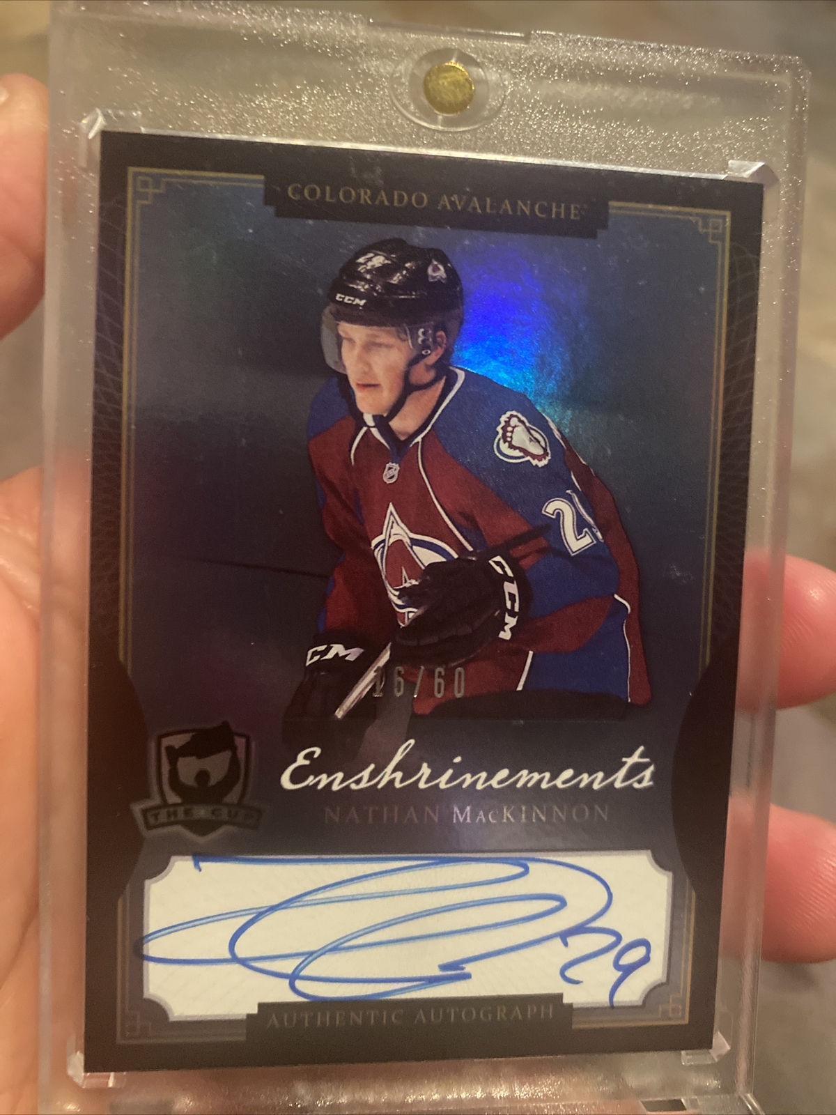2013-14 Ud The Cup NATHAN MACKINNON Rookie On Card Auto Enshrinements ...