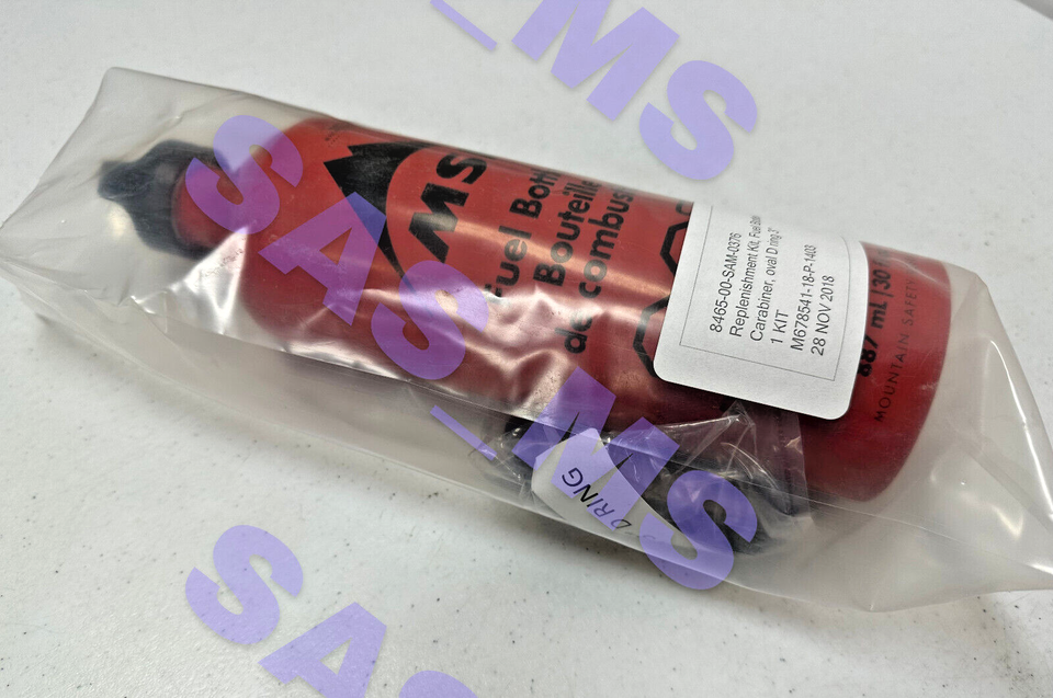 MSR LIQUID FUEL ALUMINUM BOTTLE LEAK PROOF 30 OUNCE WITH 3 INCH D RING ...