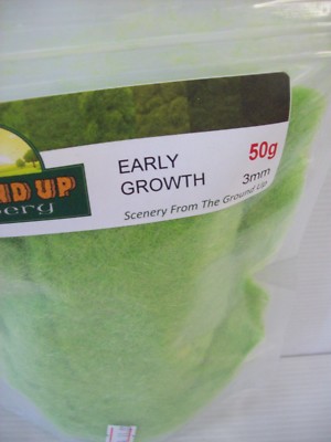 GROUND UP SCENERY STATIC GRASS EARLY GROWTH 3mm 50g | eBay Australia
