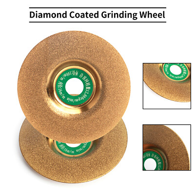 4 Inch Diamond Coated Grinding Disc Wheel For Carbide Stone Glass Angle ...
