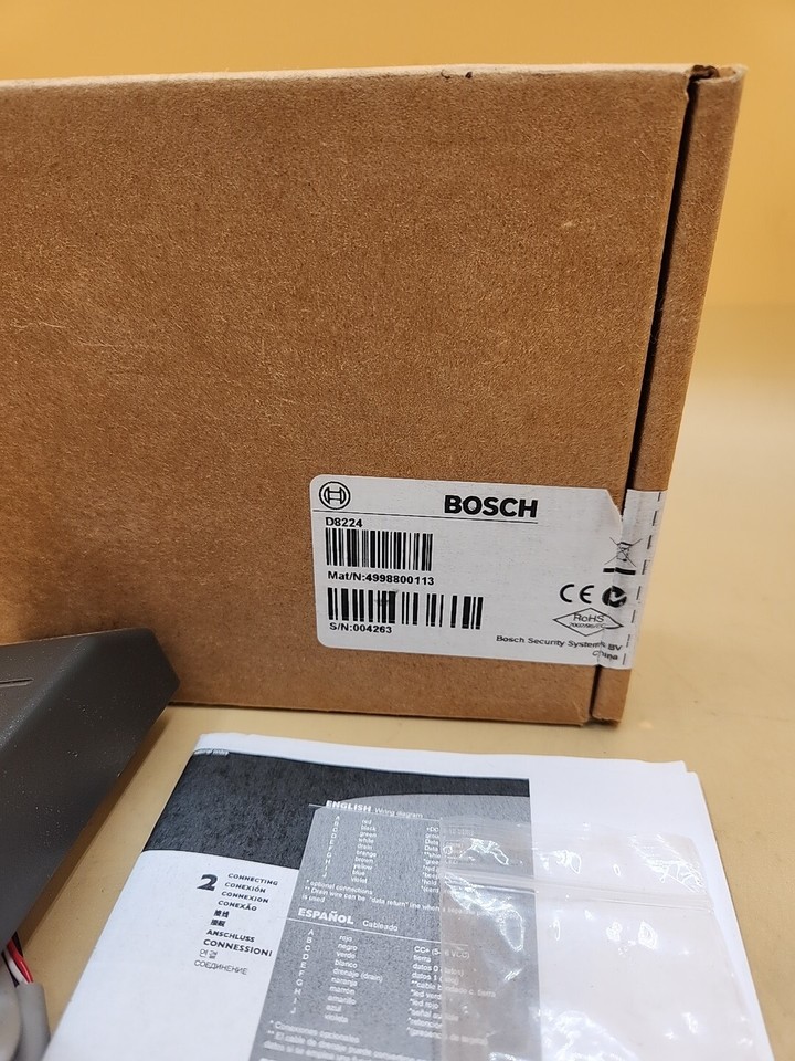 Bosch D8224 High Mullion Proximity Reader Charcoal Gray HID Miniprox ...