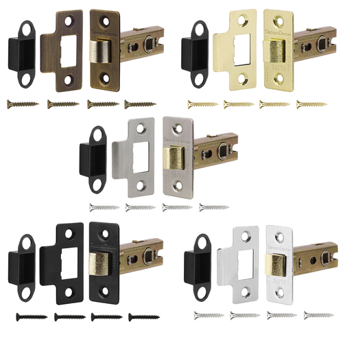 Tubular Mortice Latch 2.5" or 3" Latch bolt Operated by Door Handles ...