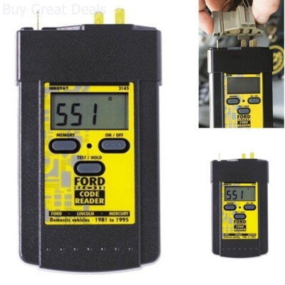 DIGITAL CODE READER SCANNER INNOVA ELECTRONICS MECHANIC FORD OBD1 ...