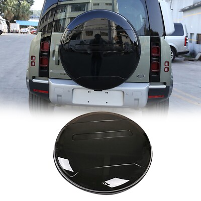 Fits For Land Rover Defender 2020 2021-2025 BLACK Spare Tyre Tire Cover ...