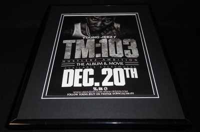 Young Jeezy 2012 TM:103 Hustlerz Ambition Framed 11x14 ORIGINAL ...