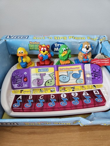 Vintage Vtech Smart Start Sort 'N Sing Piano Pals Musical Toy - Brand ...