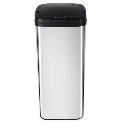 B-Stock Silver Square Sensor Bin 50 litre – Waste Bin Bin Waste Bin ...
