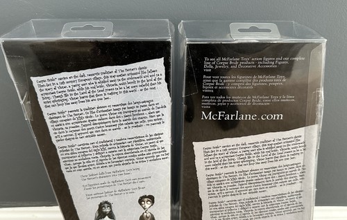 McFarlane Corpse Bride Emily & Victor 12" Dolls Hot Topic NIB 2005 Tim ...