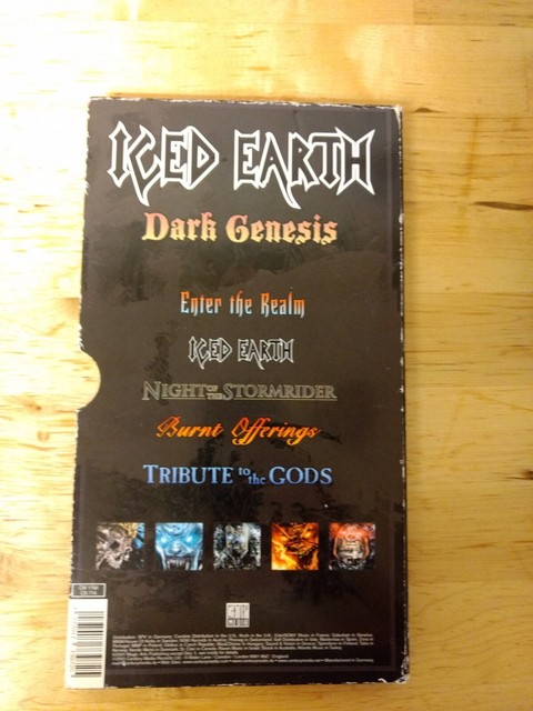 Iced Earth Dark Genesis 5 CD Limited Edition BOXSET Century Media 2001 VGC OOP for sale online ...