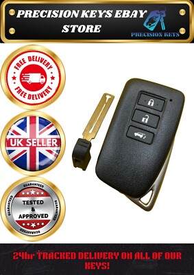 LEXUS RX350 RX450H MODELS SMART REMOTE KEY FOB 8A CHIP 433Mhz BP1EW ...
