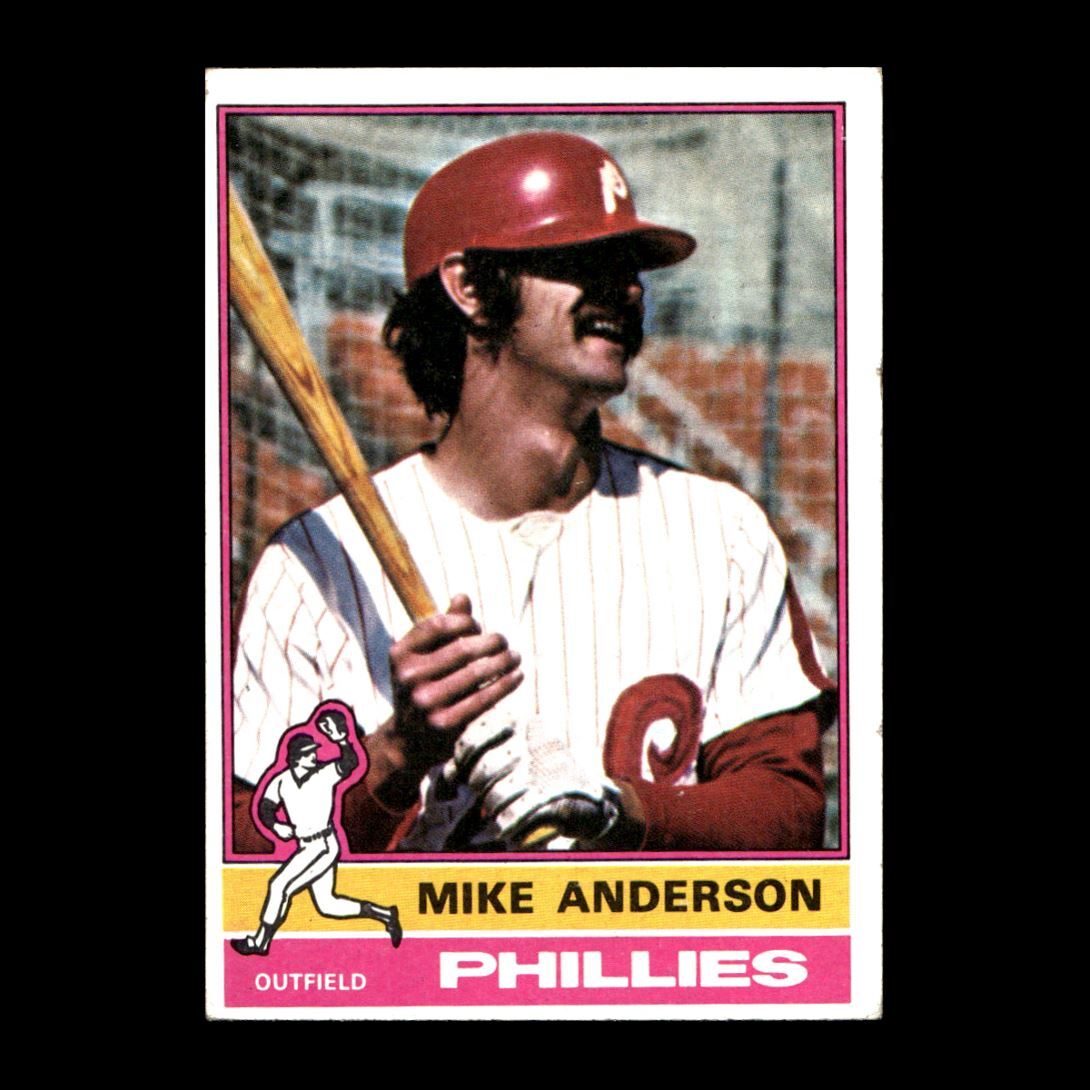 Mike Anderson 1976 Topps Philadelphia Phillies #527 Vintage GM! | eBay