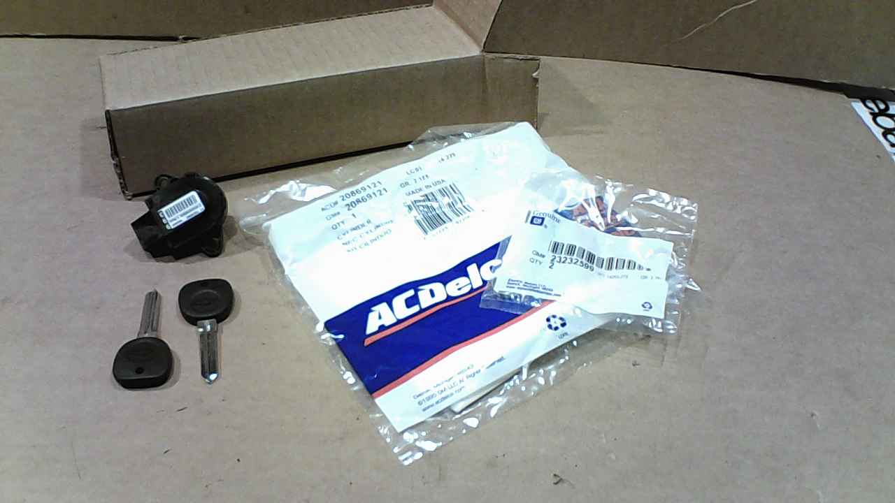 OEM Genuine GM CHEVROLET AC Delco Ignition Lock Cylinder Kit with Keys ...