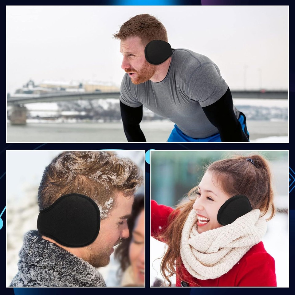 Ear Muffs Winter Ear warmers Fleece Earwarmer Men Women Behind the Head ...