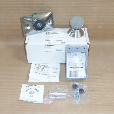 NEW SIMPLEX 2088-9609 CHROME DOOR HOLDER SURFACE MOUNT 185-145 FIRE ...