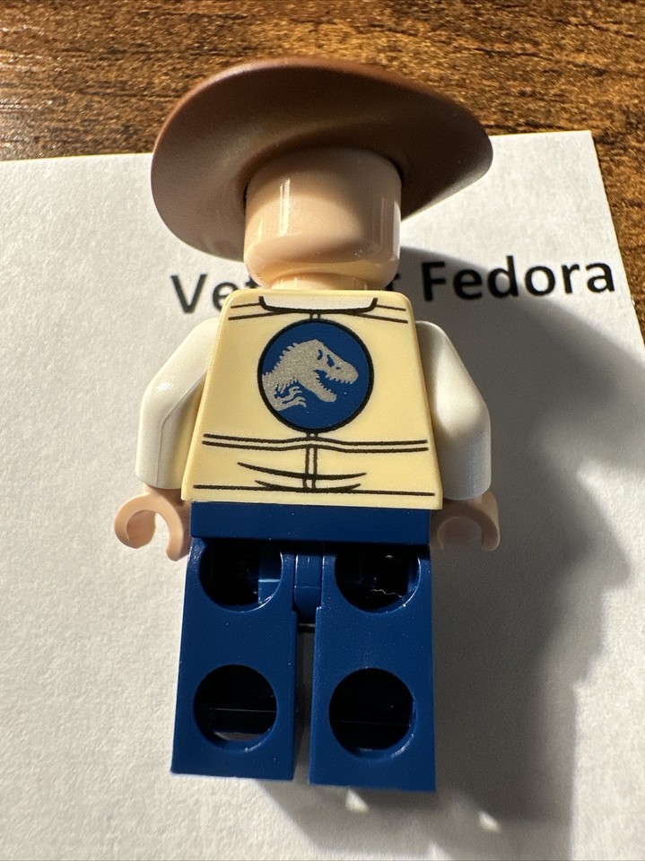 Lego Minifigure Jurassic World Vet Fedora Hat JW016 | eBay