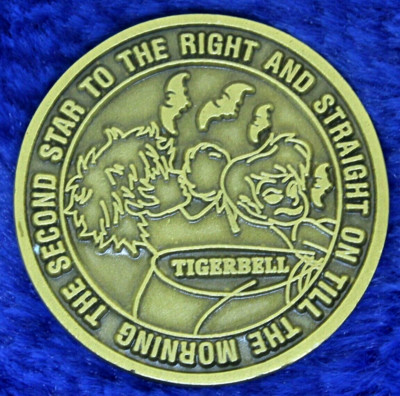 Tigerbell The Second Star To The Right Tinker Bell CIA ? Challenge Coin ...
