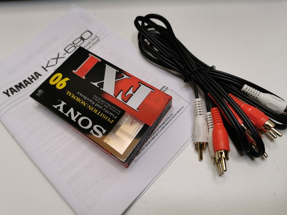 YAMAHA KX690 3 HEAD Stereo Cassette Tape Deck Serviced new belts Pinch Rollers | eBay